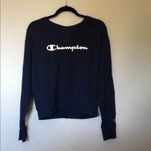 Champion | Sweaters | Authentic Champion Logo Sweater | Poshmark